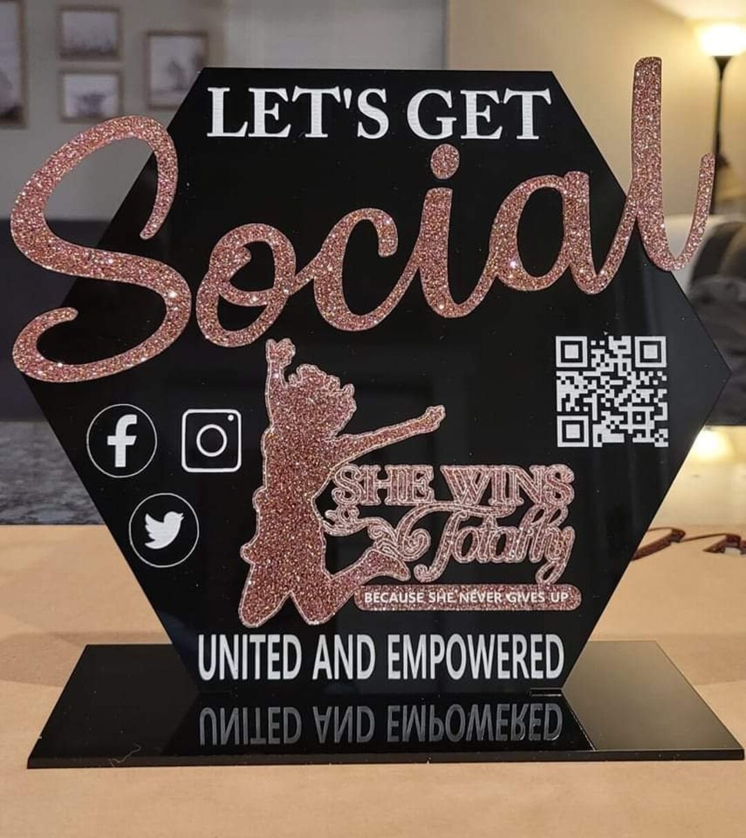 Let's Get Social Business Signs - Etsy