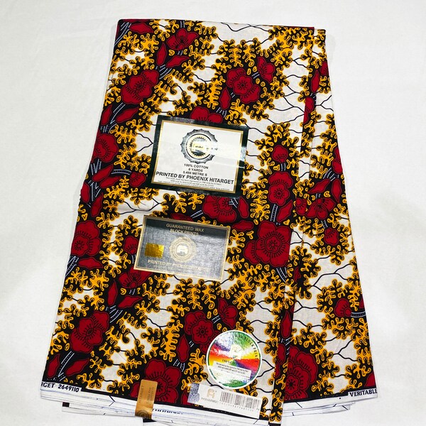 African Fabric Block - Etsy