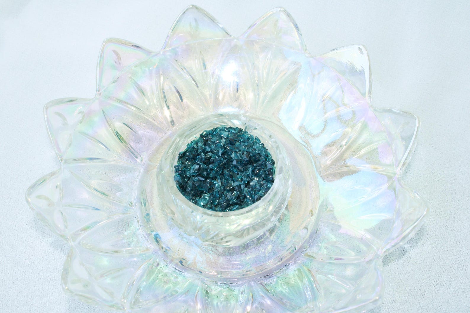 Reichenbach Aqua Blue Frit, COE 96, Glass Supplies for Lampwork & Glass ...