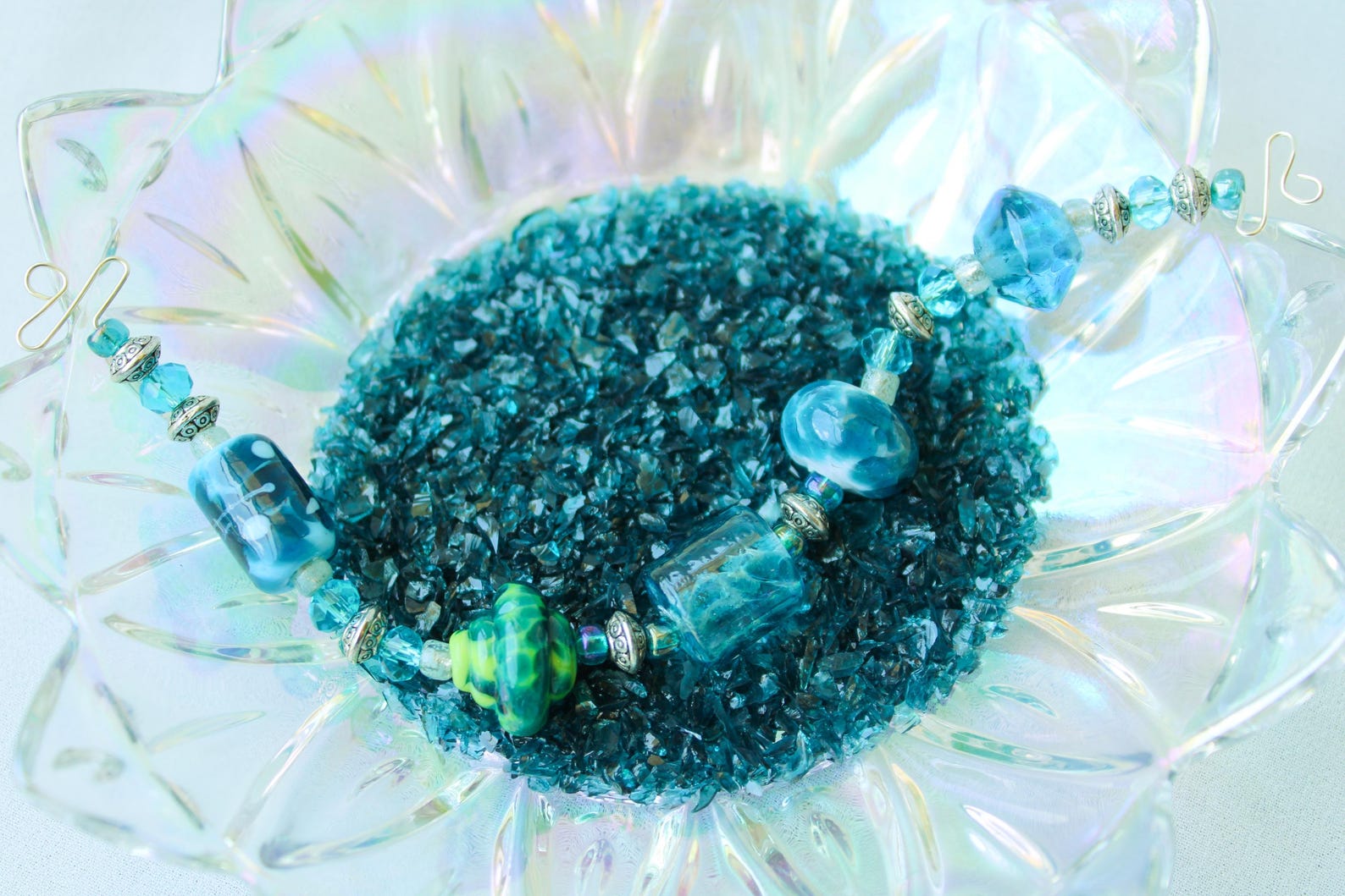 Reichenbach Aqua Blue Frit, COE 96, Glass Supplies for Lampwork & Glass ...