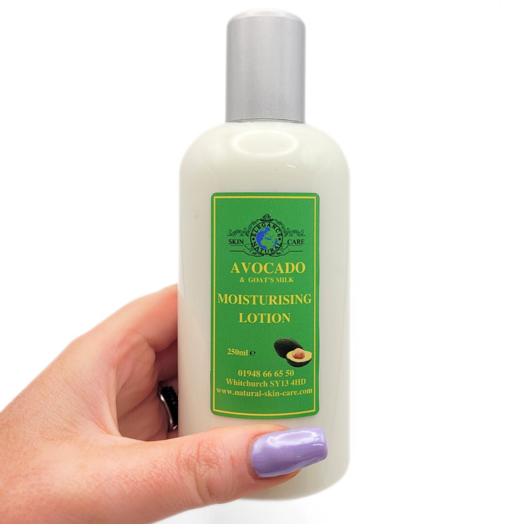 Avocado Moisturising Lotion 250ml Light but Rich Avocado Extract Goats ...