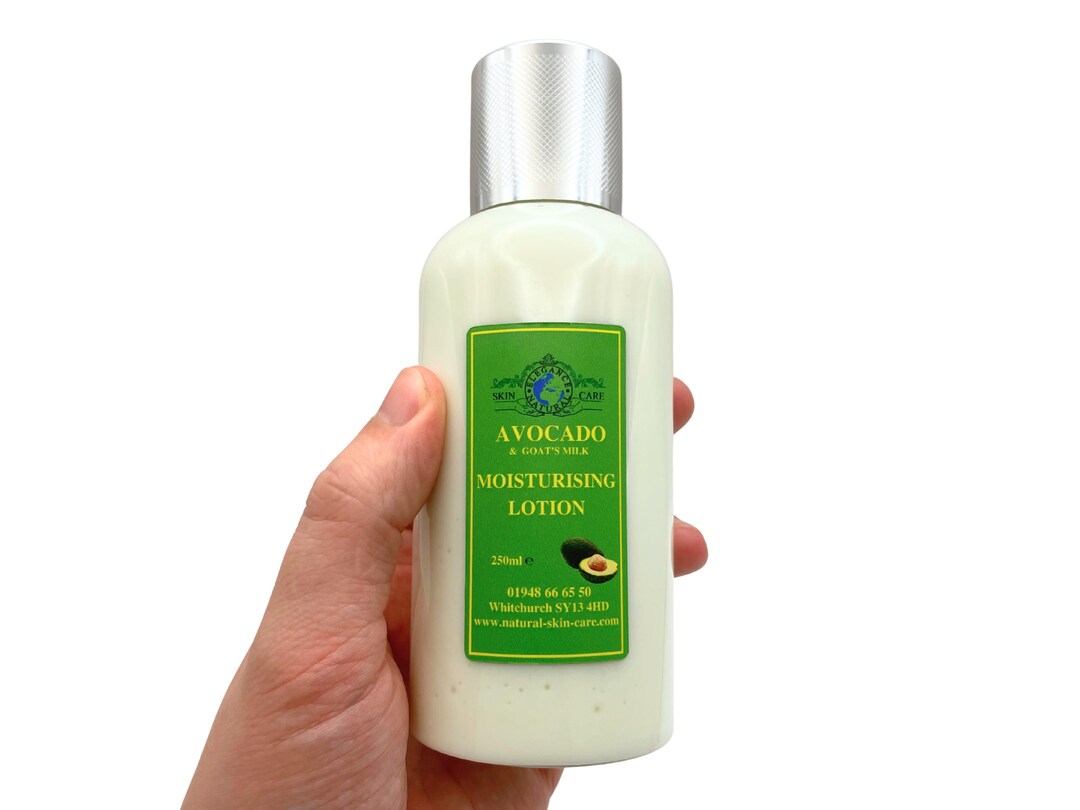 Avocado Moisturising Lotion 250ml Light but Rich Avocado Extract Goats ...