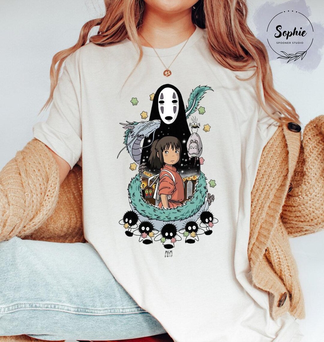 Studio Ghibli Shirt, Spirited Away Totoro Tee, Totoro Halloween ...
