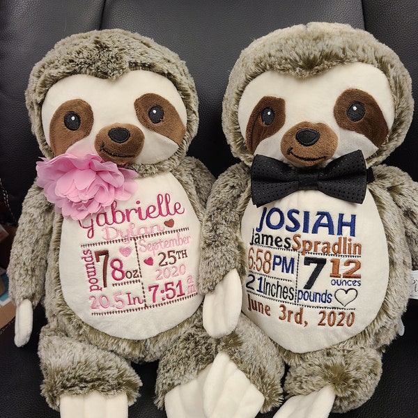 Sloth Stuffed Animal - Etsy