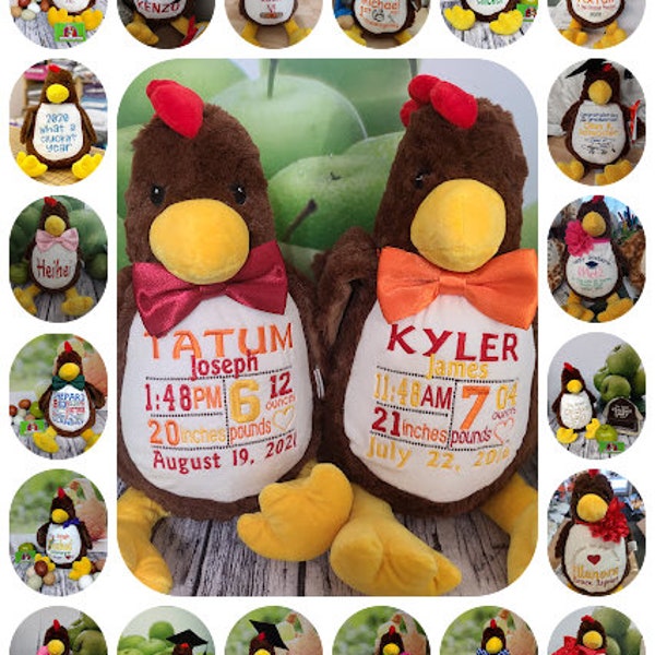 Plush Chicken - Etsy