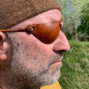 Viking Inspired Leather Eyepatch - Etsy