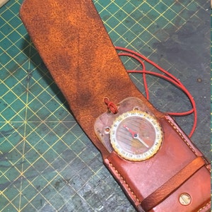Silva Expedition 4 Handmade Leather Compass Case - Etsy