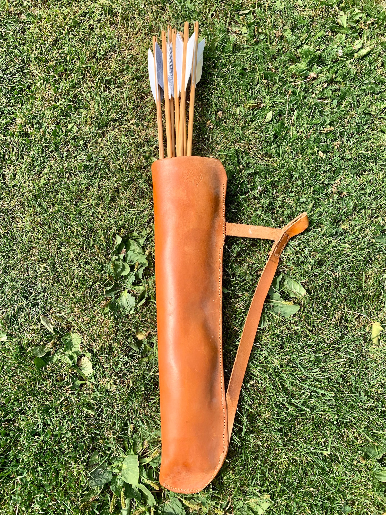Handmade and stitched archery quiver | Etsy