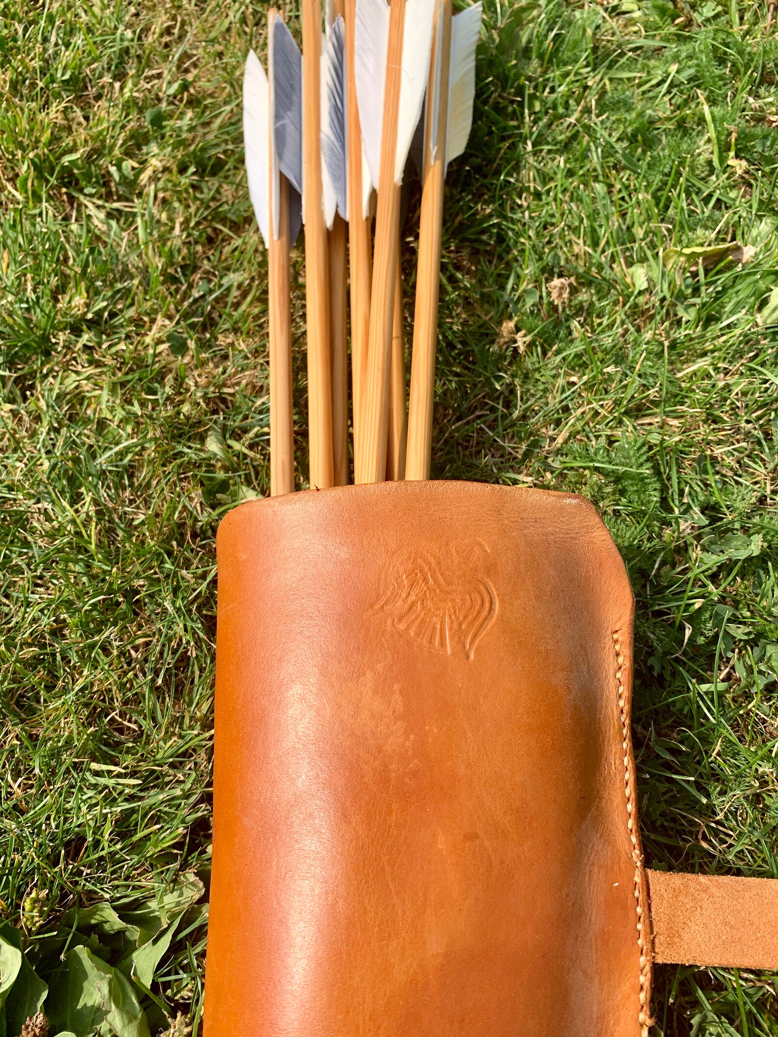 Handmade and stitched archery quiver | Etsy