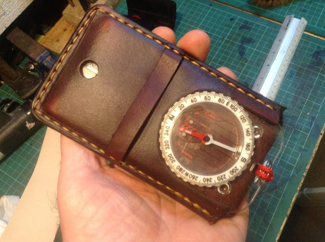 Silva Expedition 4 Handmade Leather Compass Case - Etsy