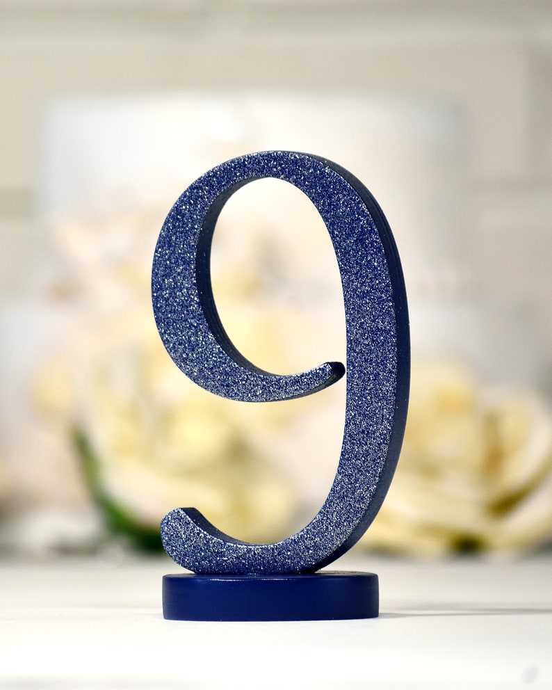 Silver Table Number for Weddings Table Number Wedding Table - Etsy
