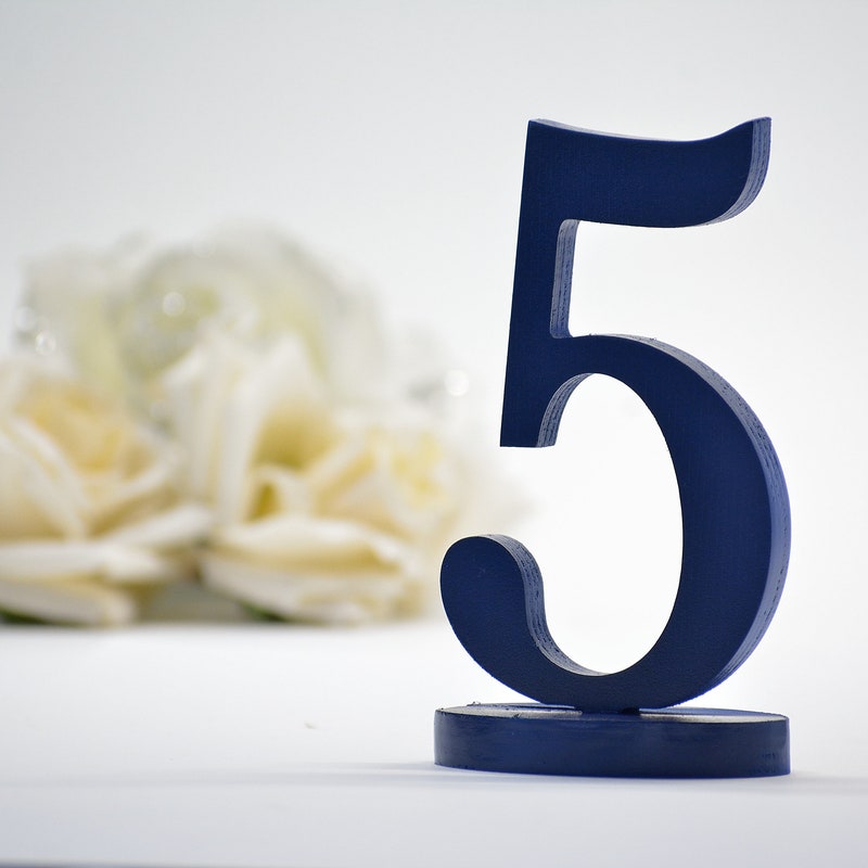 Navy Table Numbers - Etsy