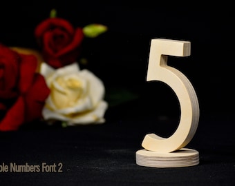 Silver Glitter Wedding Table Numbers, Silver Table Number for Weddings ...