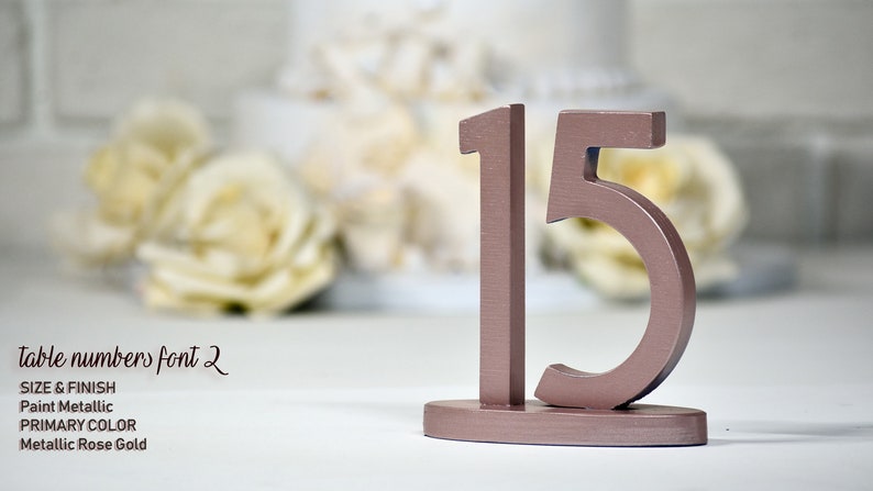 Table Numbers Gold Wedding Decor Wedding Gold Wedding Sign - Etsy