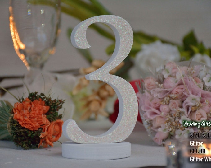 Table Numbers Centerpiece on Sticks Wedding, Baby Shower, Bridal ...