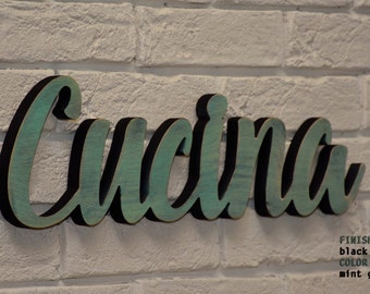 Trattoria Rustic Italian Wood Wall Decor Fine Dining Cucina - Etsy