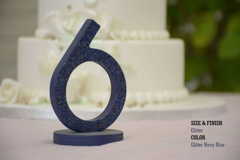 Navy Blue Table Numbers for Wedding Navy Blue Wooden Table - Etsy