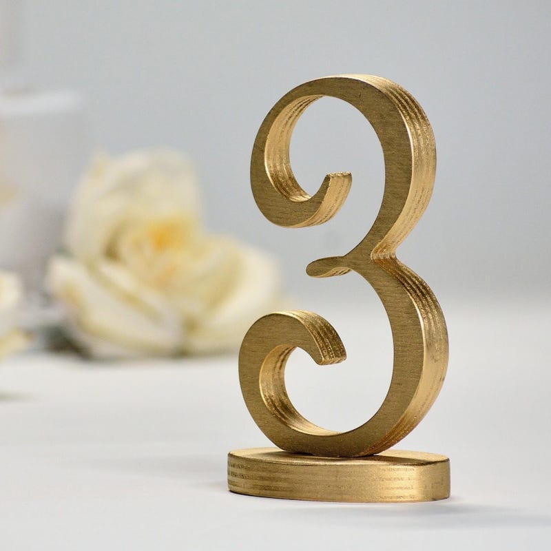 Copper Table Numbers - Etsy