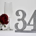 Wedding Decor, Glitter Table Number, Table Numbers, Wedding Table ...