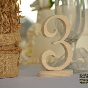 Rustic Table Numbers, Modern Table Number, Table Numbers Diy, Wedding ...