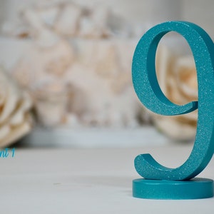 Silver Table Number for Weddings Table Number Wedding Table - Etsy
