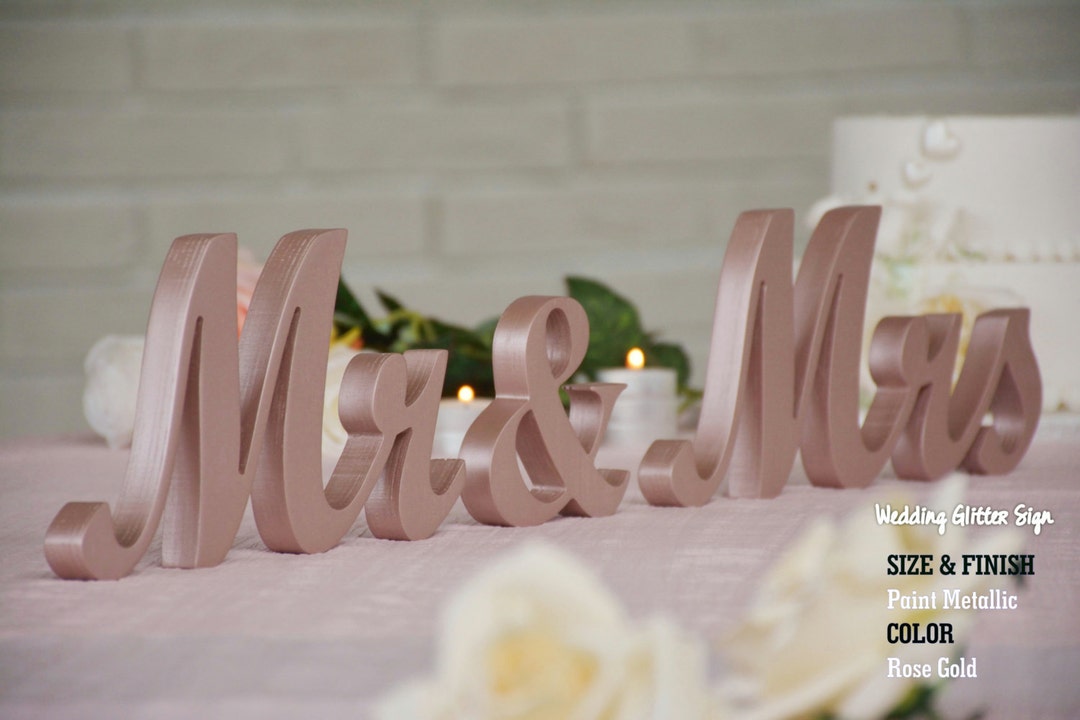 Rose Gold, Rose Gold Wedding Decorations, Rose Gold Sign, EXPRESS ...