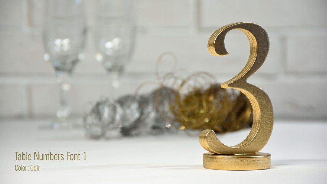 Table Numbers, Table Numbers Wedding, Table Number Stands, Table ...