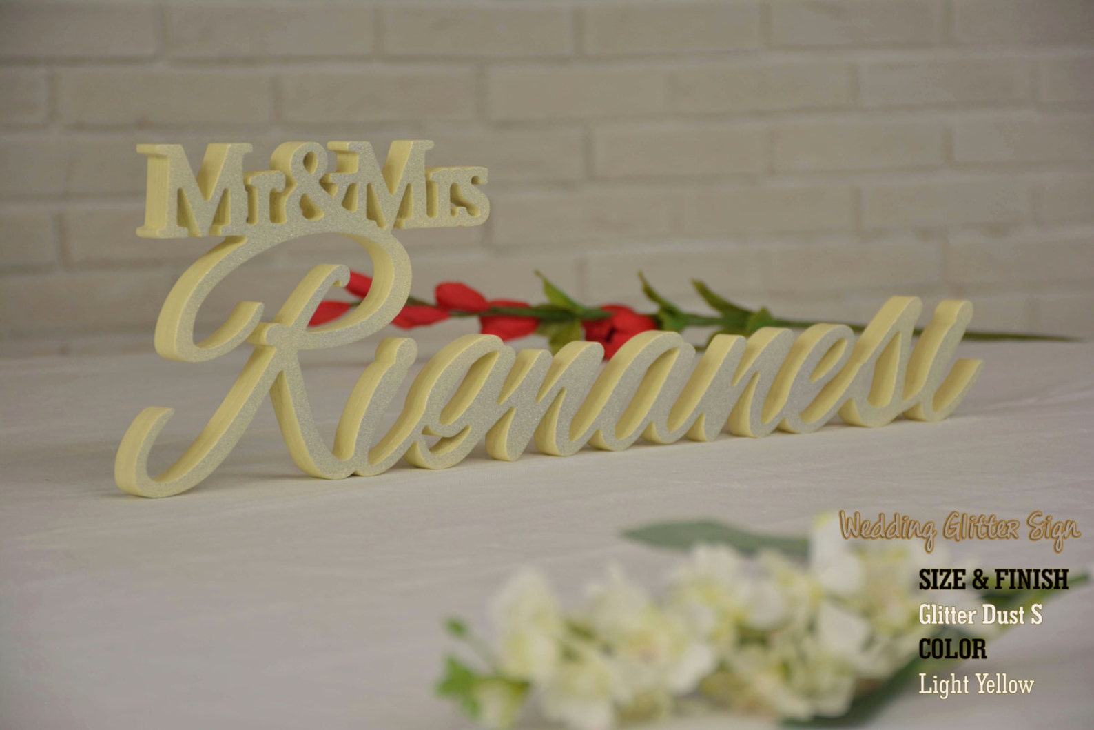 Mr and Mrs Last Name Mr. and Mrs. Last Name Sign Mr Mrs | Etsy