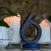 Wedding Decor, Glitter Table Number, Table Numbers, Wedding Table ...