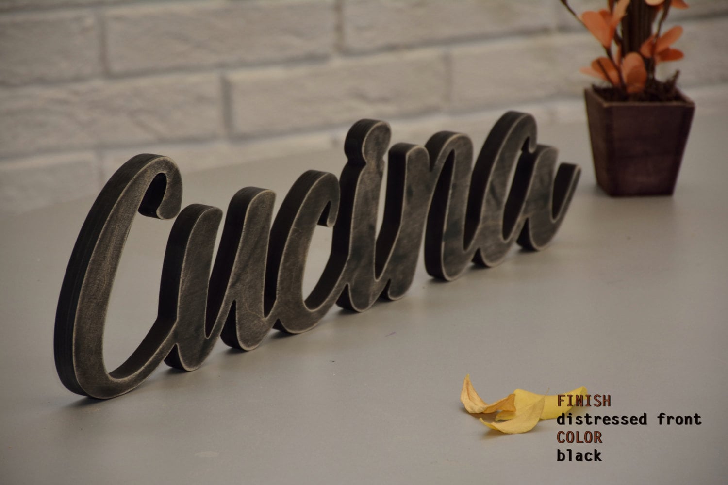 CUCINA Wooden Sign Cucina Italiana the Italian Word for “kitchen ...