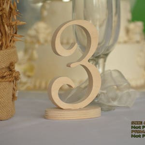 Rustic Table Numbers, Modern Table Number, Table Numbers Diy, Wedding ...
