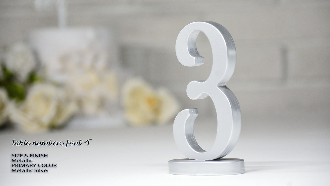 Wedding Numbers, Wedding Table, Wedding Table Décor, Freestanding ...