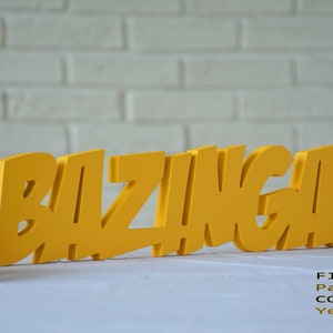 Wood Sign BAZINGA, Big Bang Theory Sign, Home Decoration, Funny Sign ...