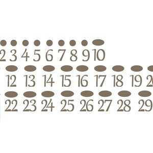 Mint Green Table Numbers for Wedding, Mint Green Wooden Table Numbers ...