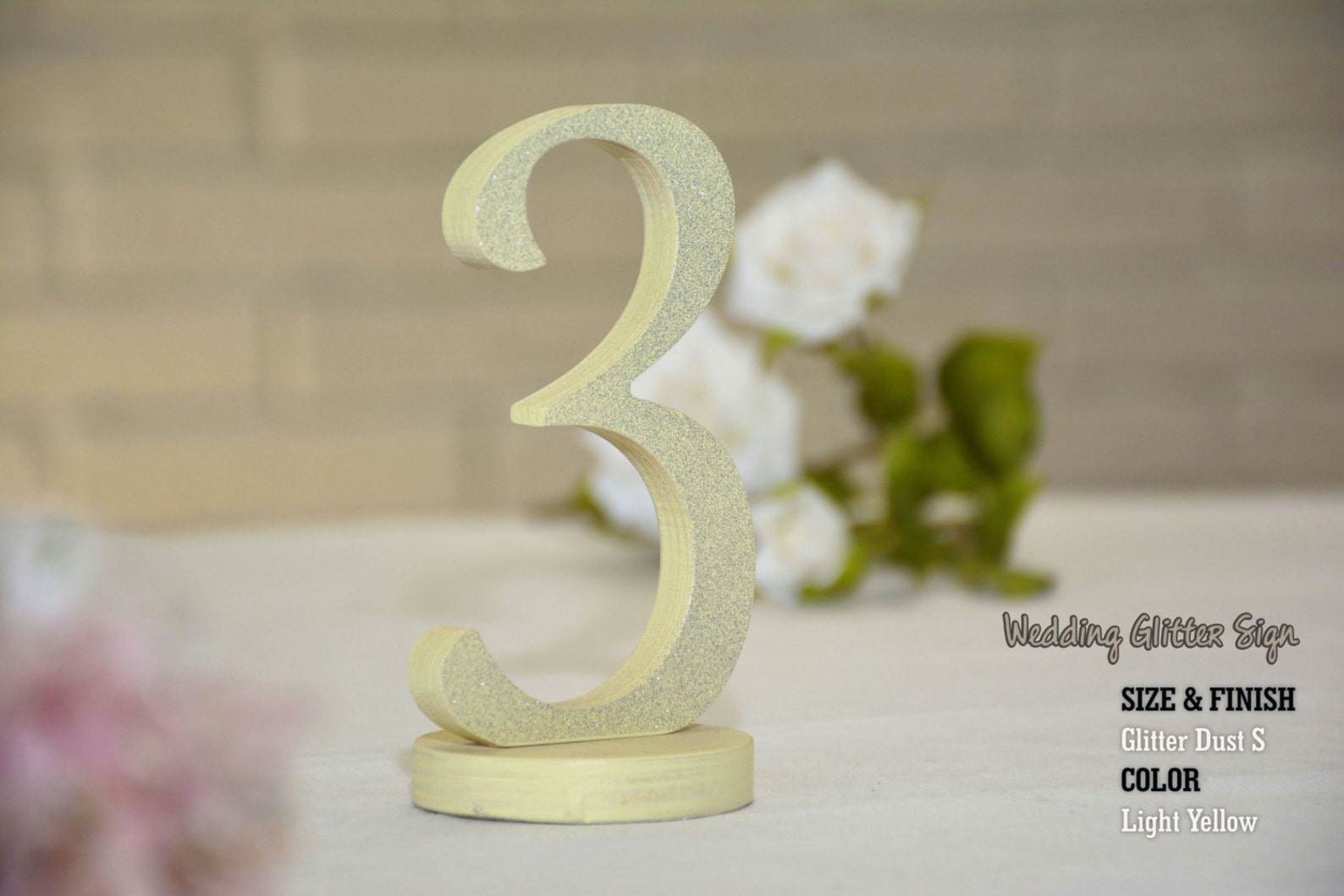 Silver Table Number for Weddings Table Number Wedding Table - Etsy