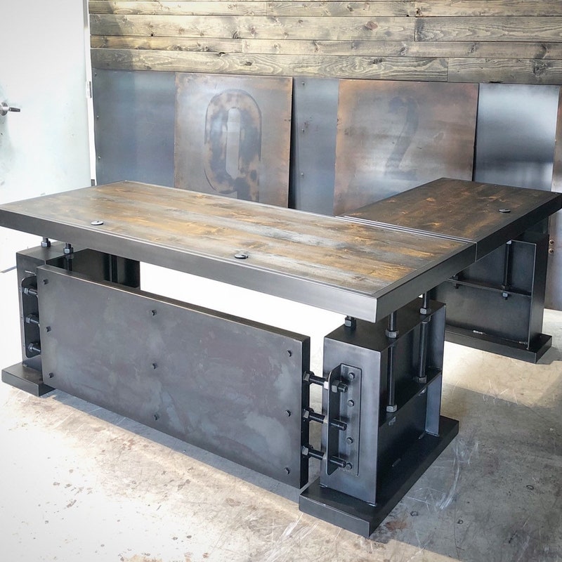 Industrial Reception Desk - Etsy