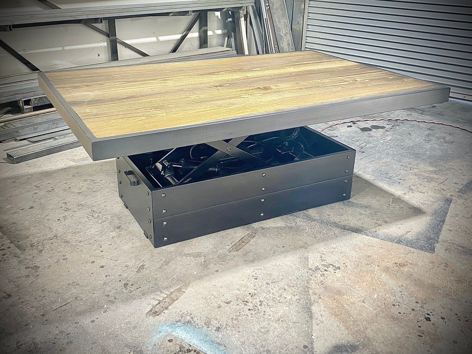 Puller Hydraulic Top Coffee Table - Etsy