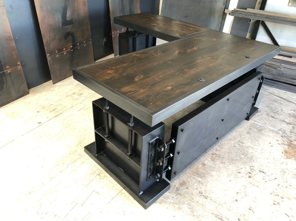 Foster 'L' Shape Desk - Etsy