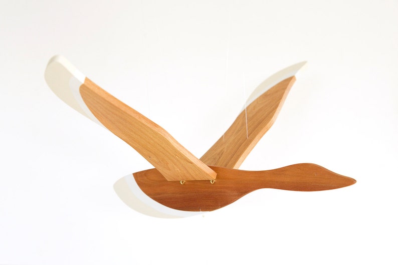 Wooden Flying Bird Mobile - Etsy Canada