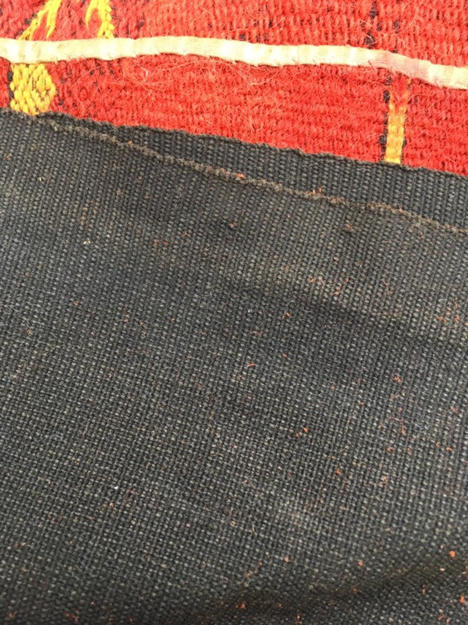 Tribal Weaving Wool Cotton Kachin Sarong Handwoven Red Black Large ...