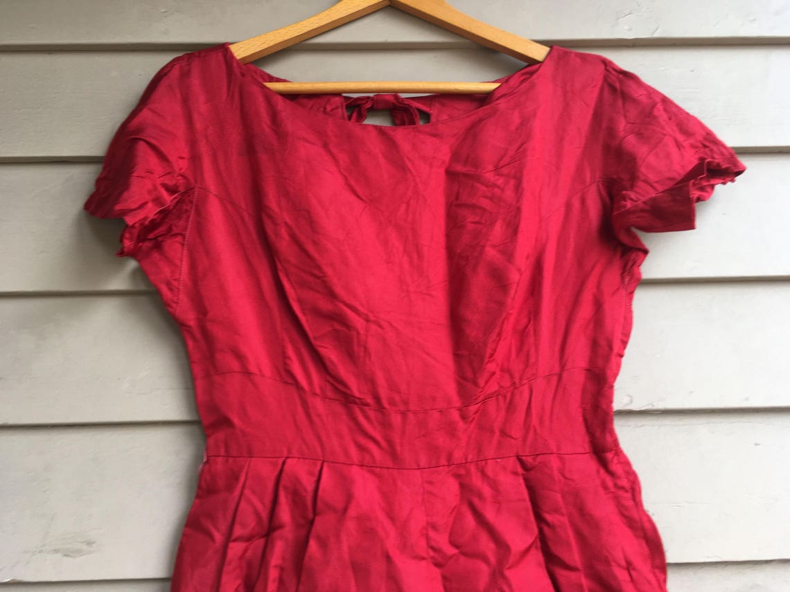 Sale 50s Wiggle Dress Small 2 4 6 Cocktail Dress 1950s Vintage Etsy