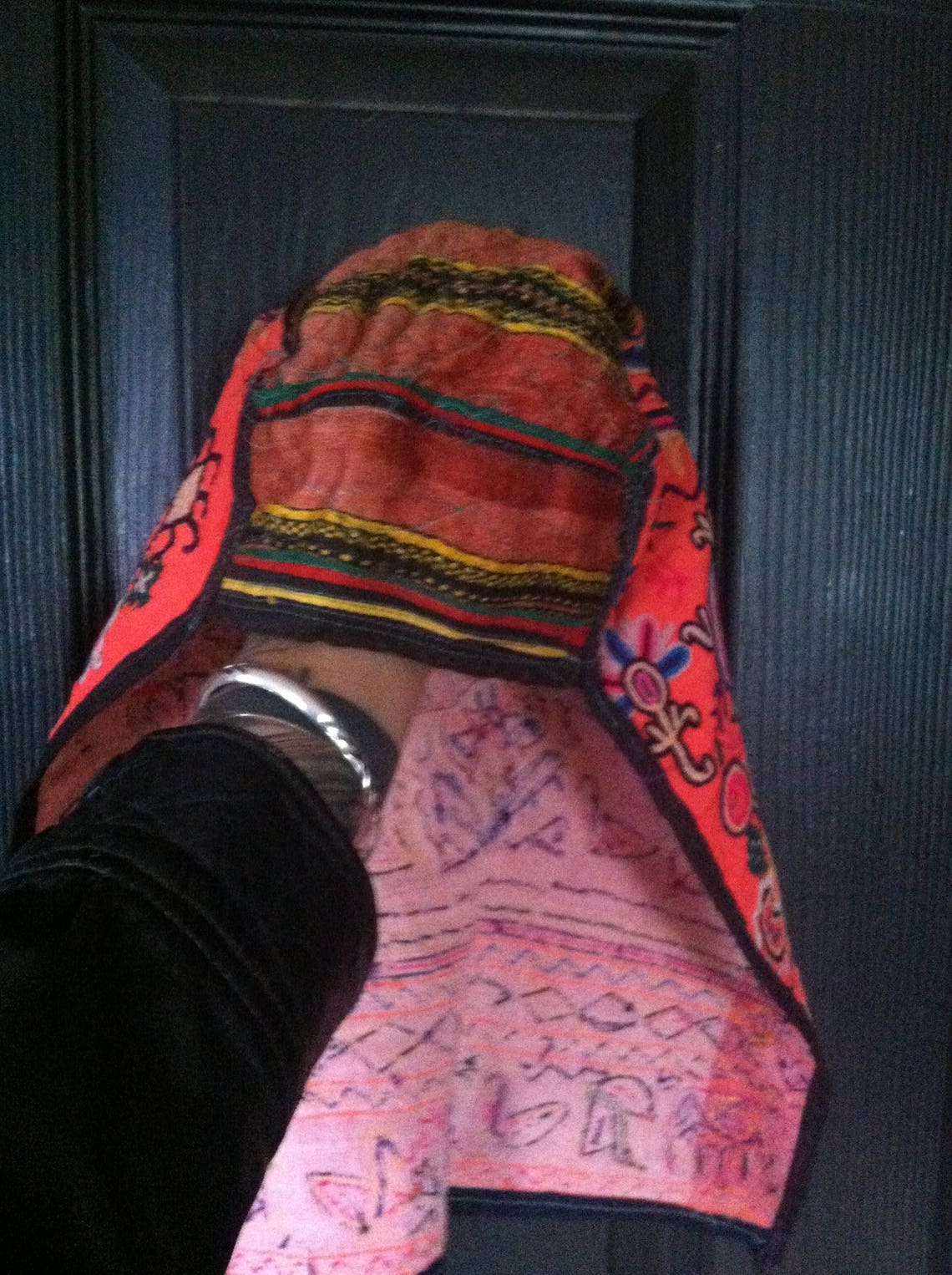 India Embroidered Hat Small Childs Embroidery Thar Desert Kutch Gujarat ...