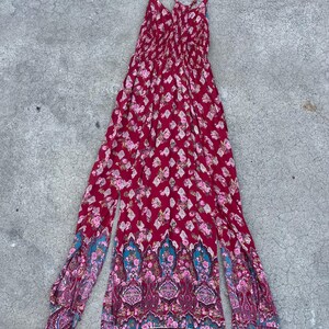 90s Rayon Slip Dress Angie Made in India 1990s M L Size Medium Large ...