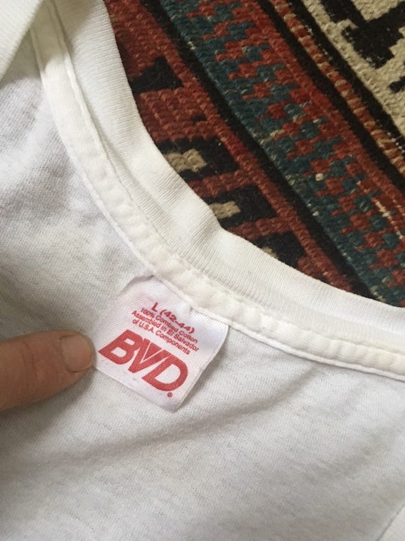 Single stitch shirt BVD plain white t shirt tee 100 c… - Gem