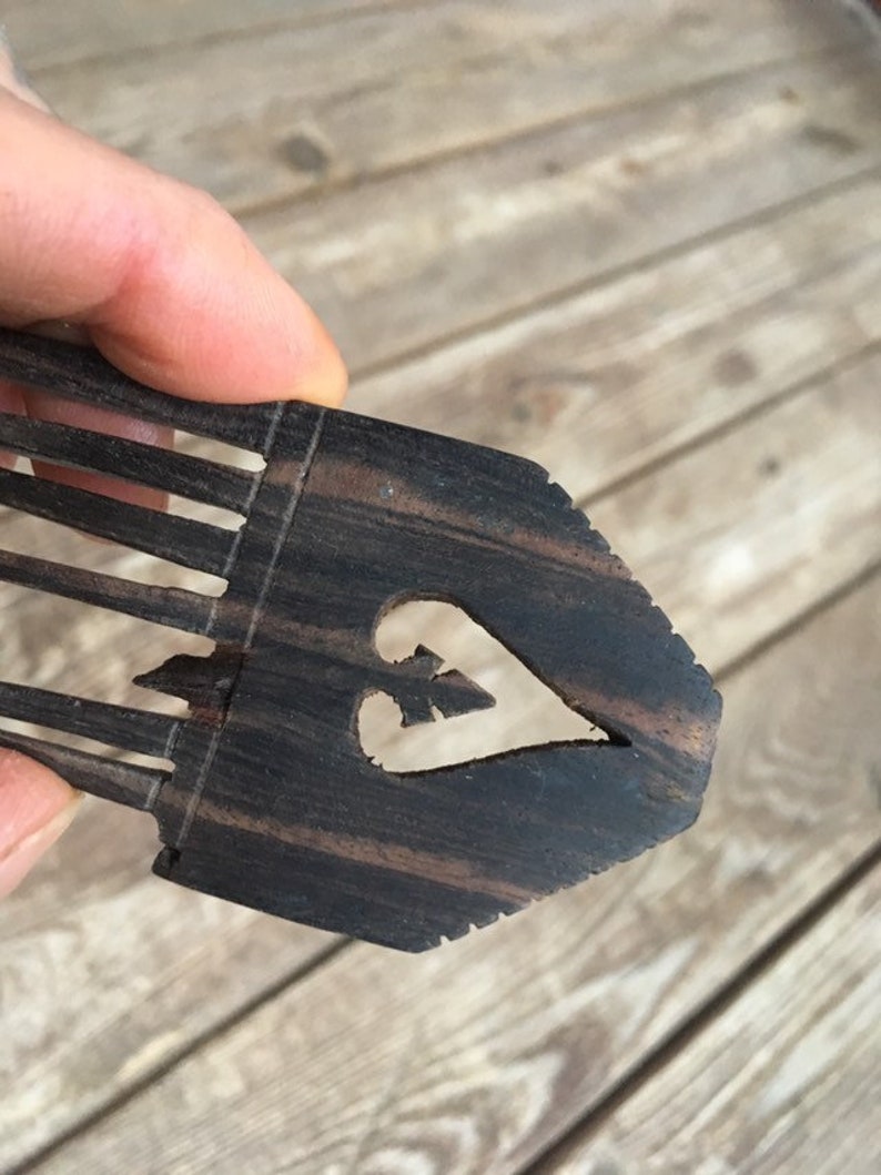 Hand Carved Wooden Comb Wide Tooth Indian Made in India Mughal - Etsy