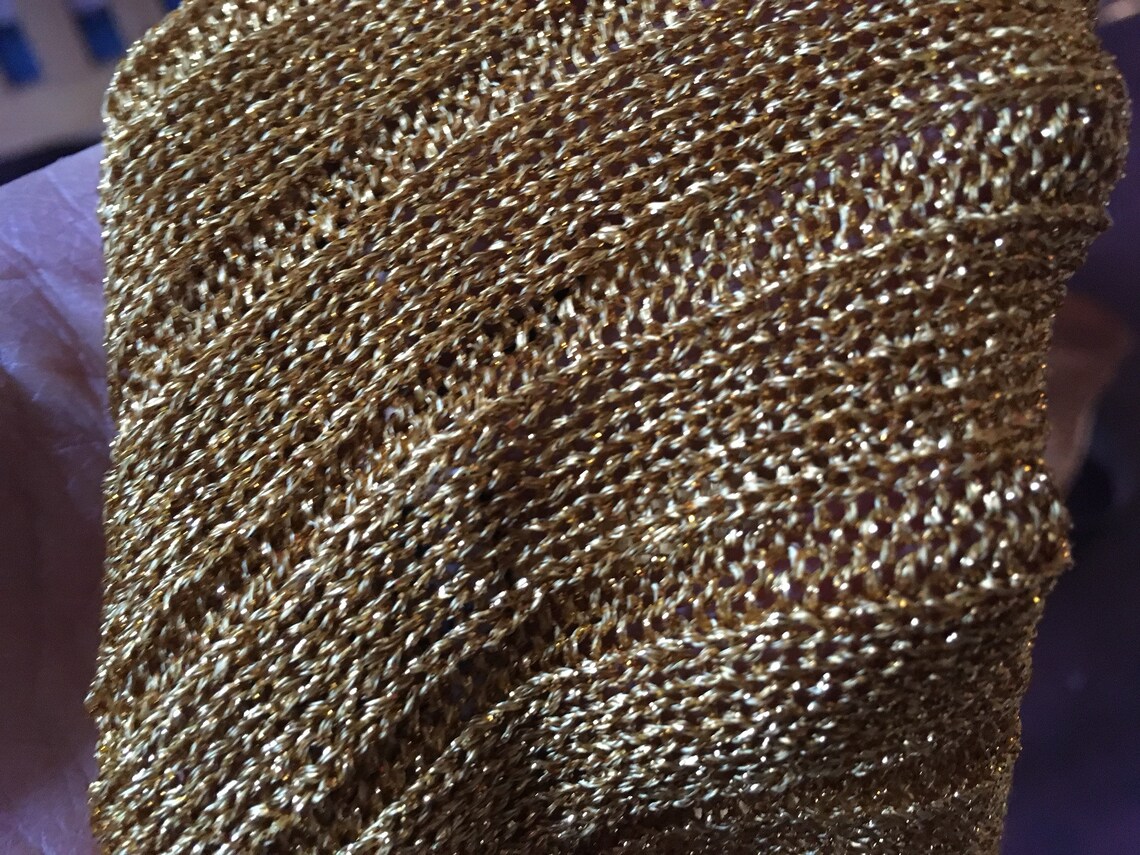 S/M 1970s Metallic Turtleneck Glam Gold Shiny Luxe 70s 60s - Etsy