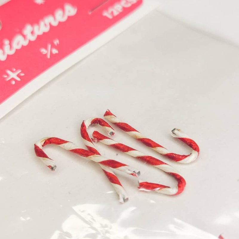 Miniature Candy Canes - Etsy