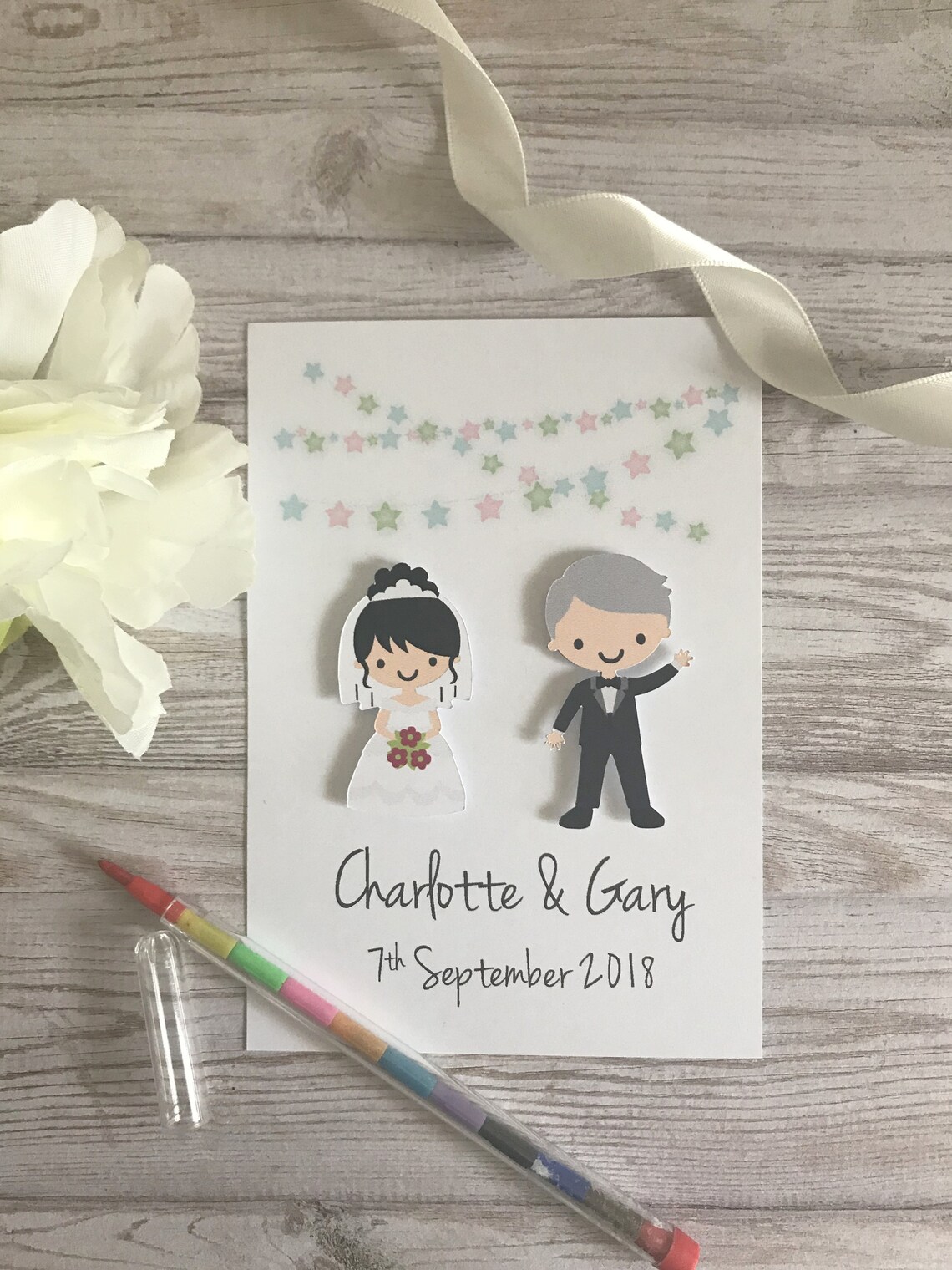 Children's Personalised Wedding Activity Pack A6 - Etsy