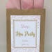 Personalised Hen Party Night Weekend Gift Favour Bag Confetti Vintage ...