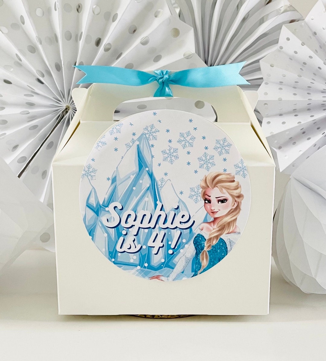 Children's Birthday Party Box | FROZEN ELSA | Personalised Kids Picnic ...